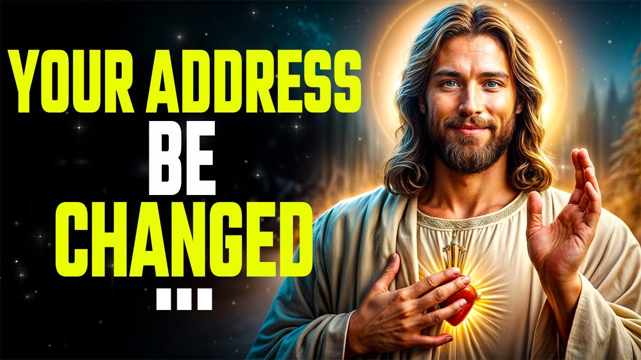 🔴GOD MESSAGE: "YOUR ADDRESS WILL BE CHANGED" | God Message👆God's ...