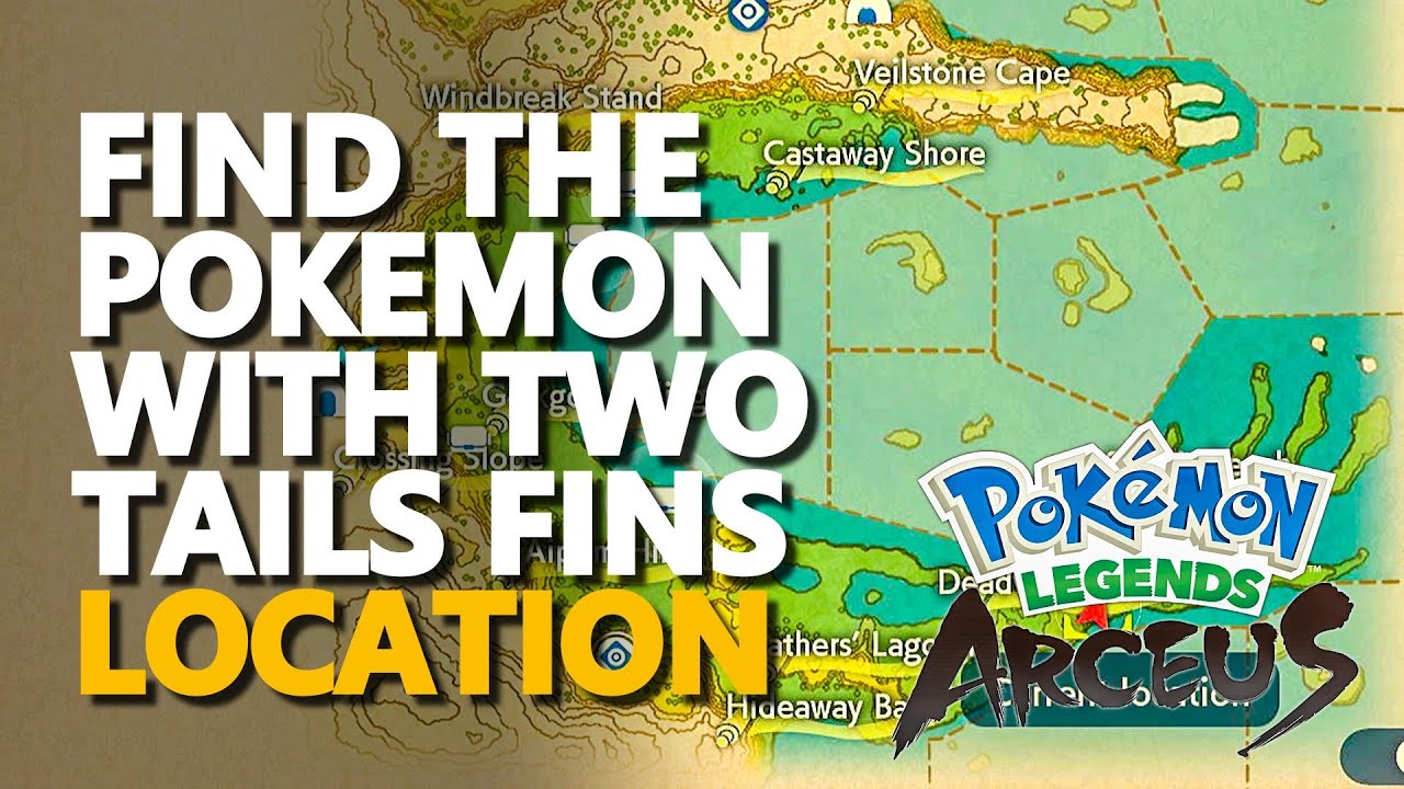 Find the Pokemon with two tails fins Pokemon Legends Arceus - YouTube