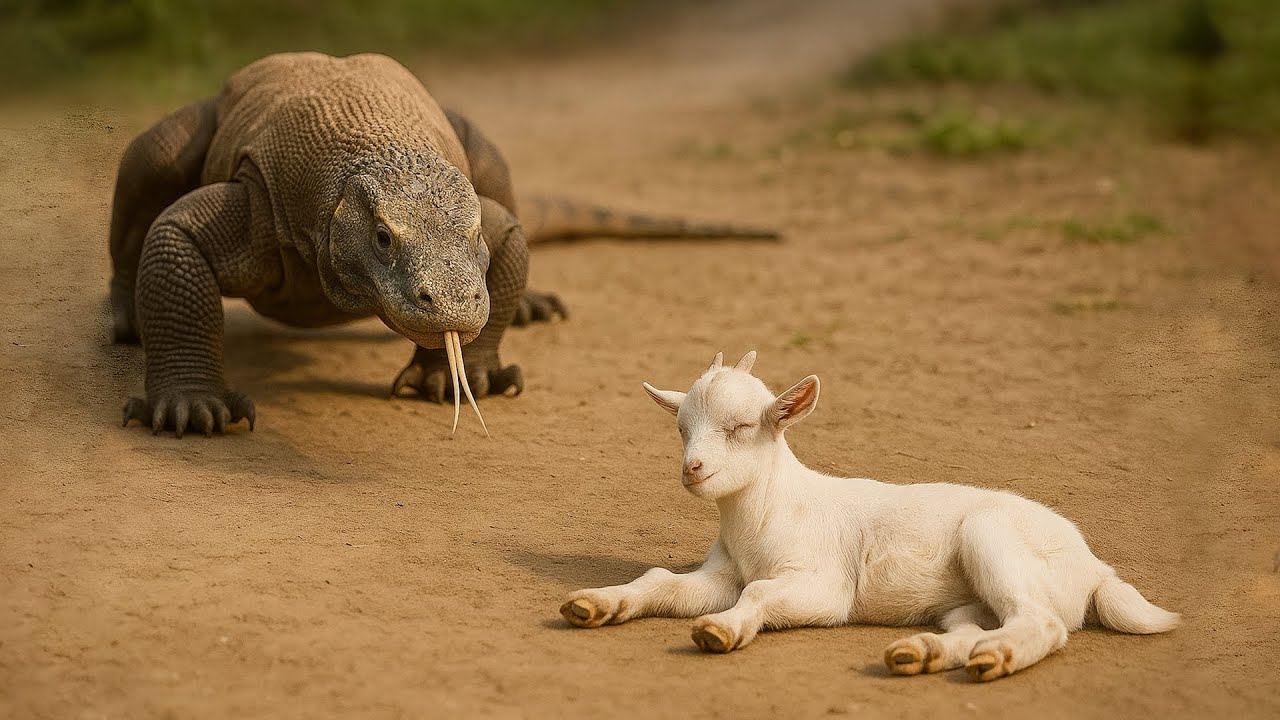 When a Komodo Dragon Finds a Goat… You Have to See This! - YouTube