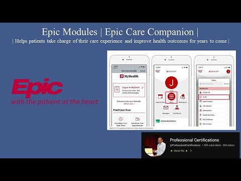 Epic Systems modules | Epic Care Companion | - YouTube
