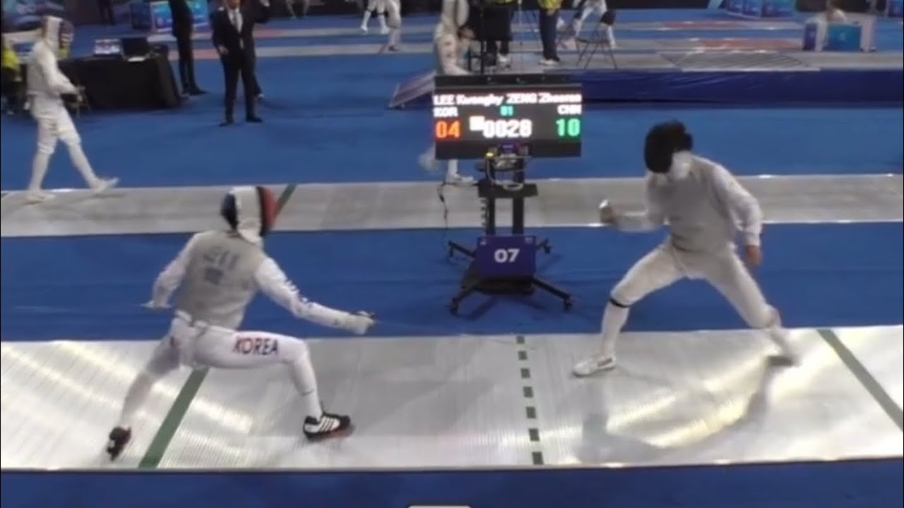 2025 Fencing World Championships SMF - L64 - Lee Kwanghyun KOR vs Zeng ...