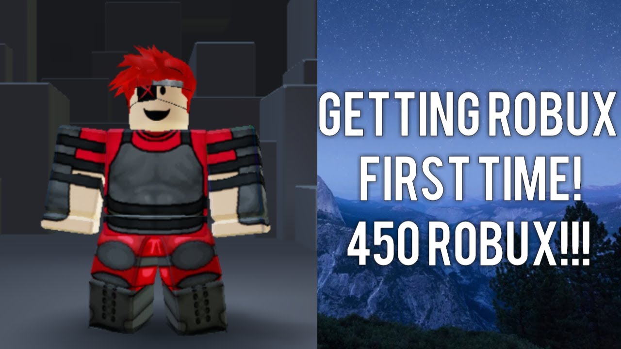 GETTING ROBUX THIRD TIME (450 Robux!) - YouTube
