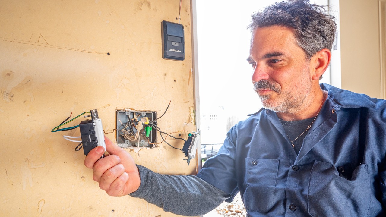 Installing a Motion Sensor and Toggle Switch - YouTube