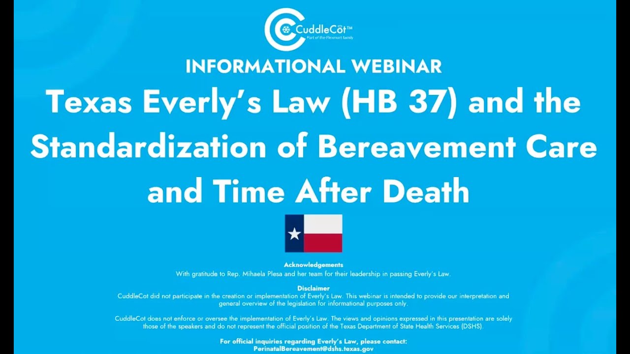 Everly’s Law (HB37) – Support for Texas Hospitals - CuddleCot