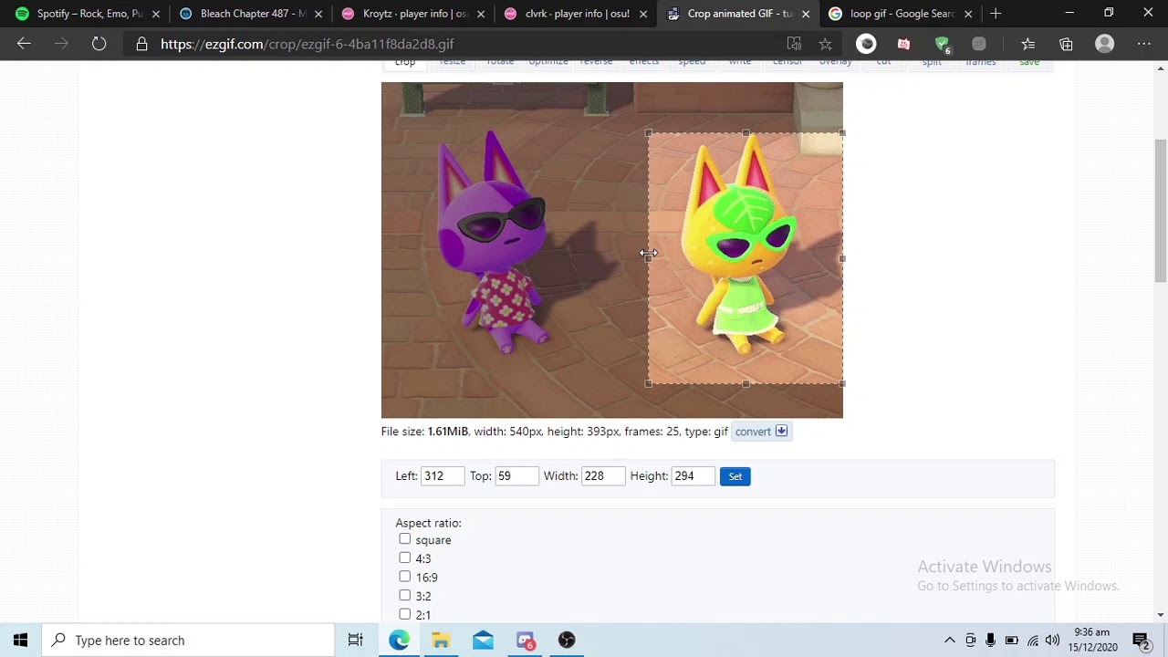 How to get a gif as your profile picture on (osu!) - YouTube