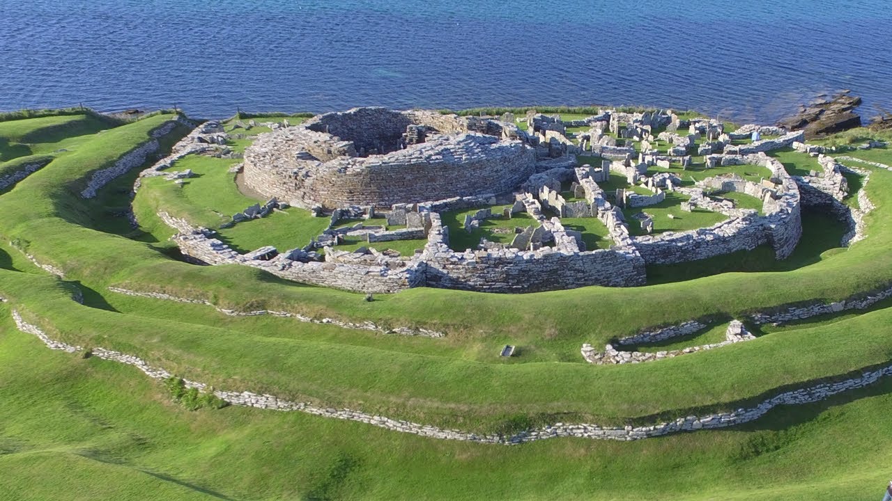Gurness Broch And Iron Age Village in Orkney's mainland - YouTube