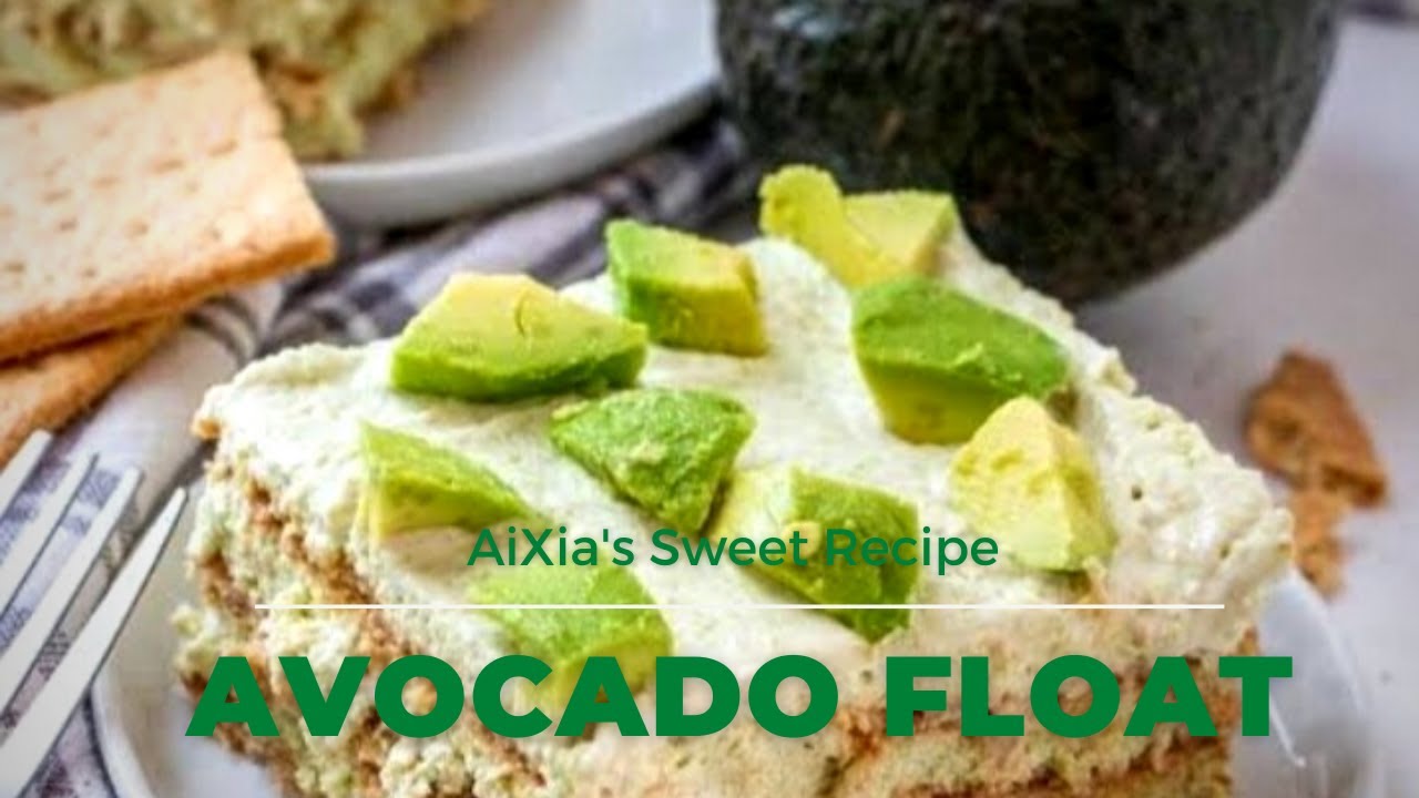Avocado Float with mango toppings ️ AiXia's New Year's Sweets - YouTube