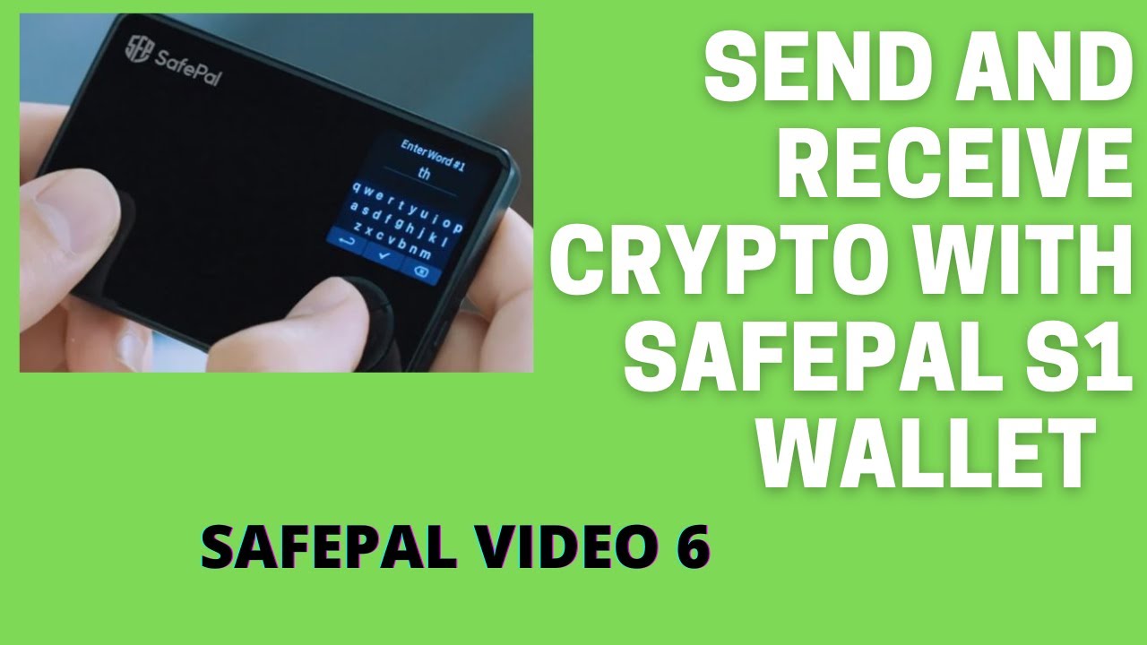 Send Receive Crypto using SafePal S1 wallet by FX Mariner SafePal Video ...