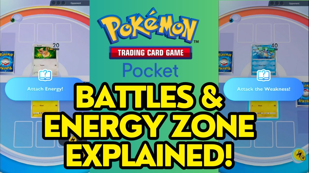 Full Battle Tutorial for Pokemon TCG Pocket (Energy Zone Explained ...
