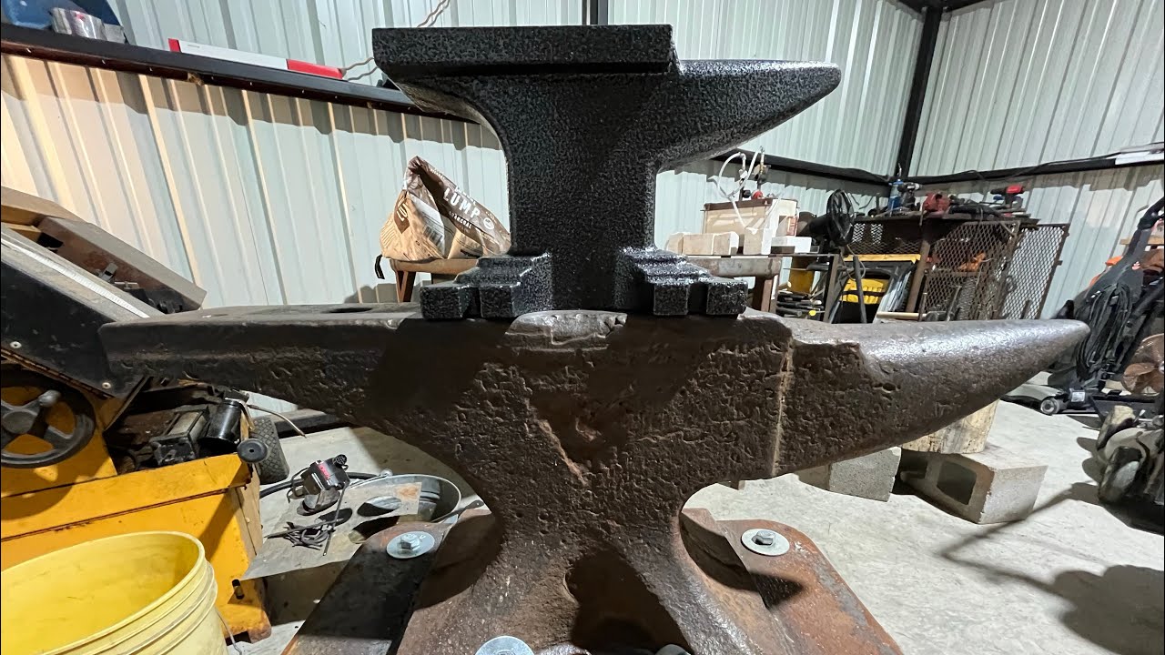 Olympia 9lb Cast Iron Anvil Review - YouTube