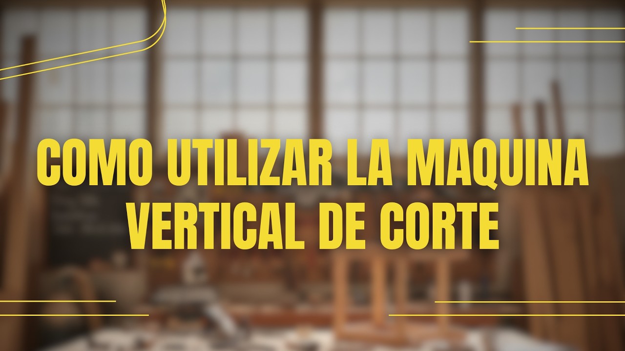 Cómo utilizar máquina vertical para corte - YouTube