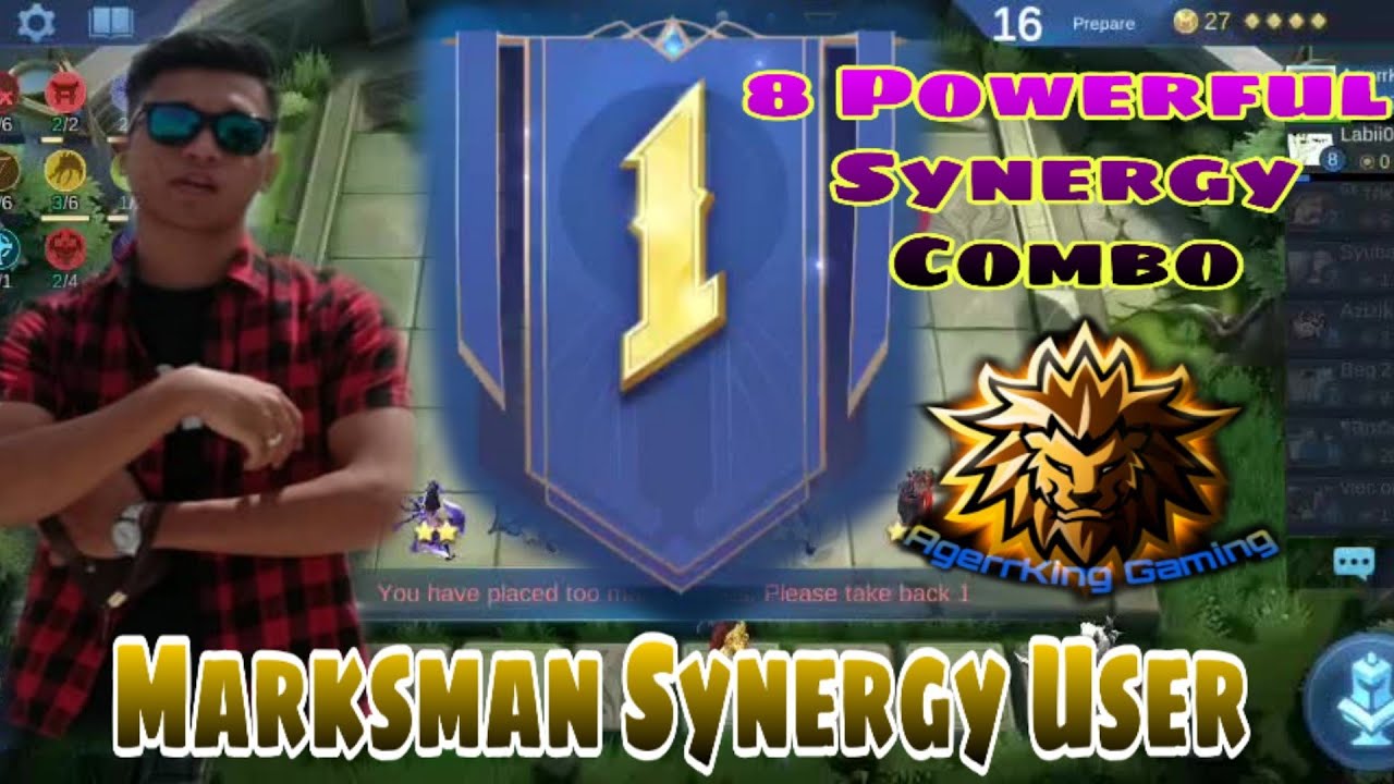 When use Marksman Synergy Combo!! Magic Chess .. Hero Auto OP!! - YouTube