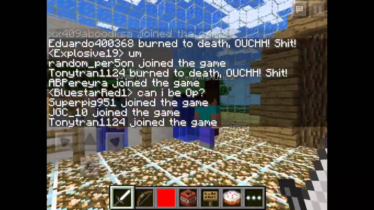 Minecraft PE: Disguise Plugin w/ ice and Flame!! - FLYING CHICKEN - YouTube
