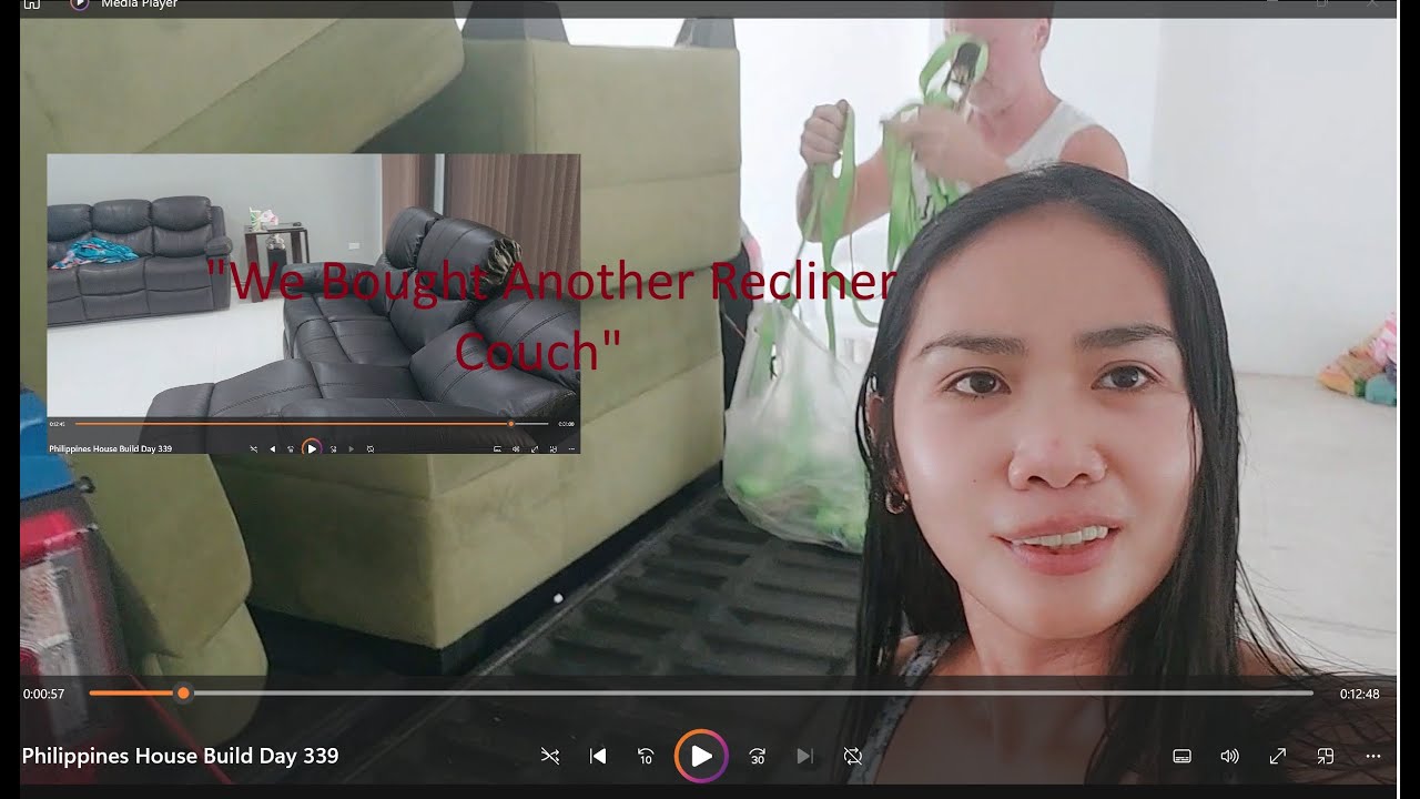 Philippines House Build Day 339'' We Bought Another Recliner Couch!!!" - YouTube