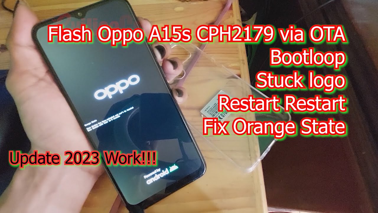 Tutorial Flash Oppo A15s CPH2179 via SD Card Work - YouTube