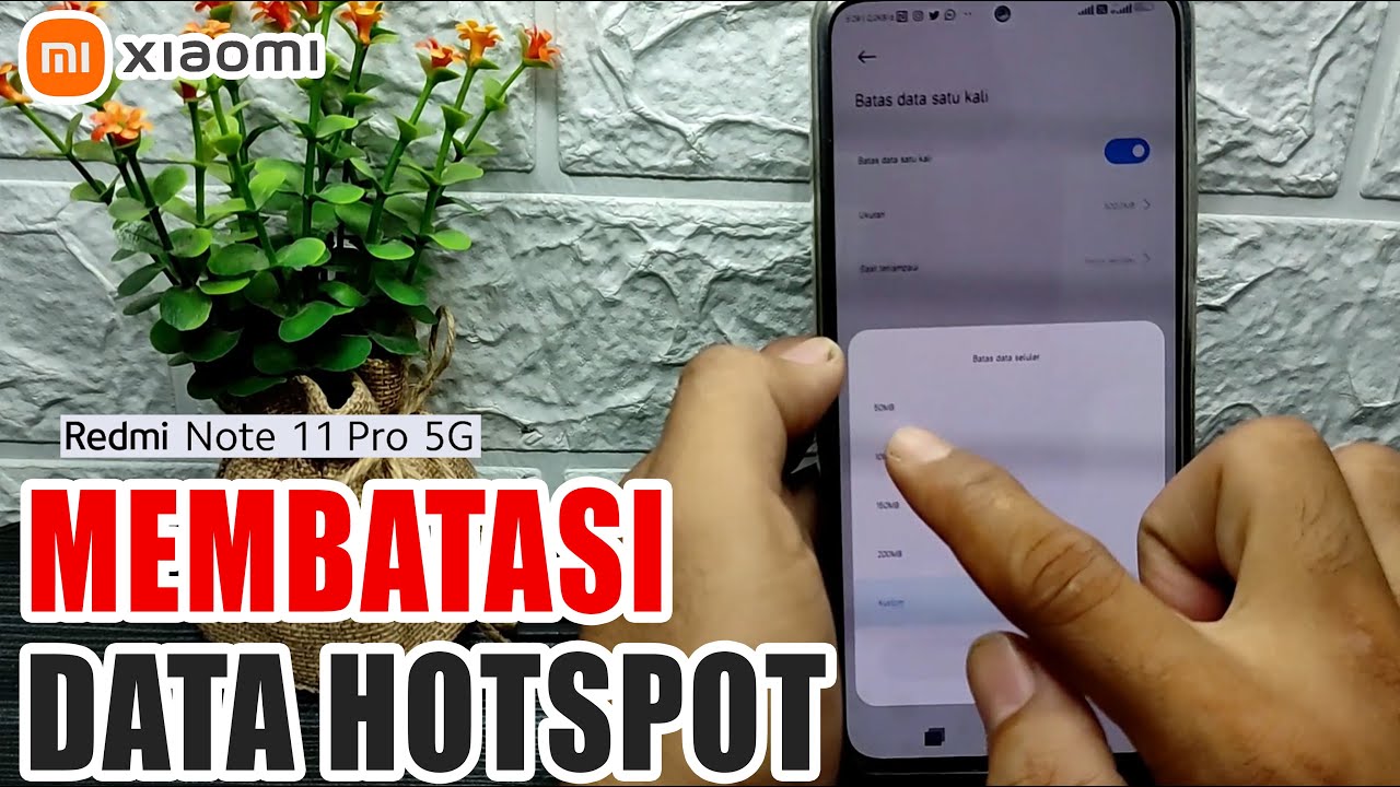 Cara Membatasi Penggunaan Data Hotspot Di Hp Xiaomi Redmi Note 11 Pro ...