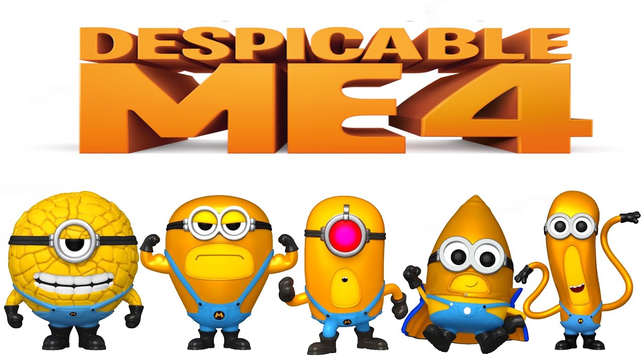 DESPICABLE ME 4 CHARACTERS AND NEW PARODY EFFECTS - YouTube