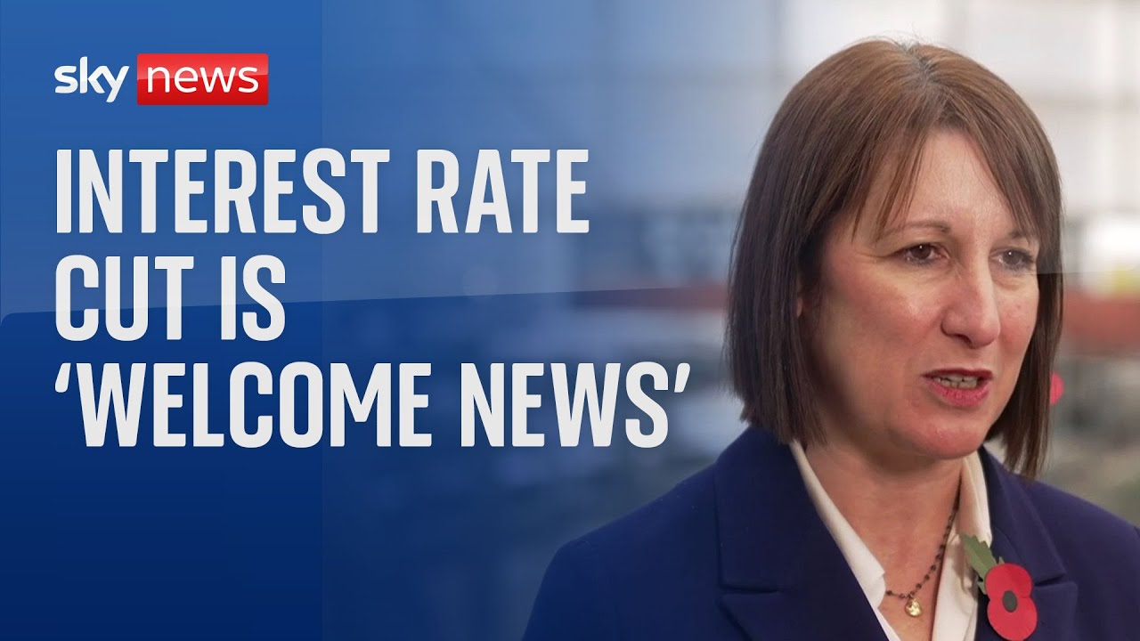 Chancellor: Interest rate cut is 'welcome news for millions' - YouTube