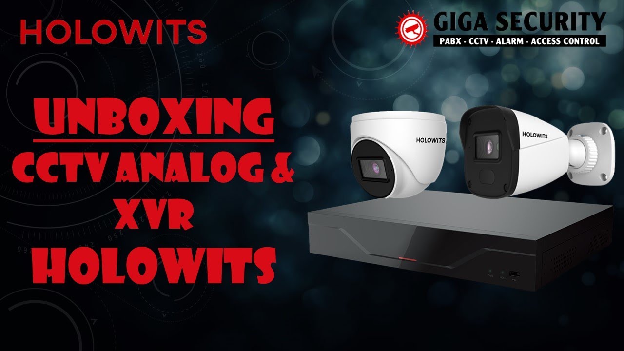 Unboxing Cctv HD dan XVR Holowits 2MP - YouTube