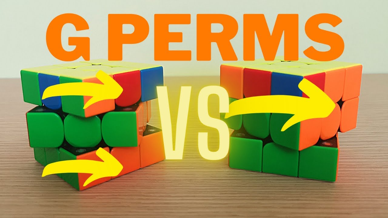 G perms: Wide U vs UD moves - YouTube