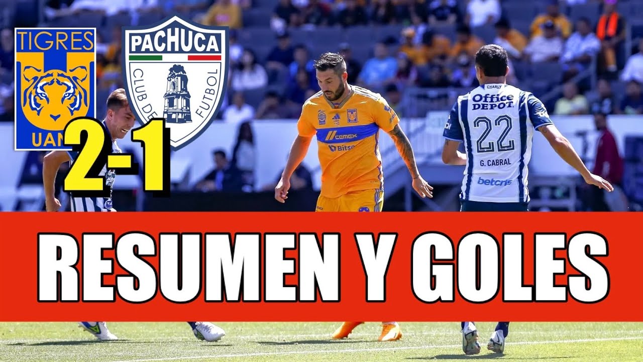 TIGRES 2-1 PACHUCA | RESUMEN Y GOLES | CAMPEÓN DE CAMPEONES - YouTube