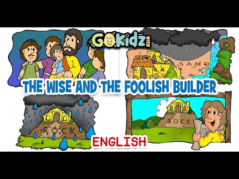 "THE WISE AND THE FOOLISH BUILDER" | Sunday School | Kid Story - YouTube