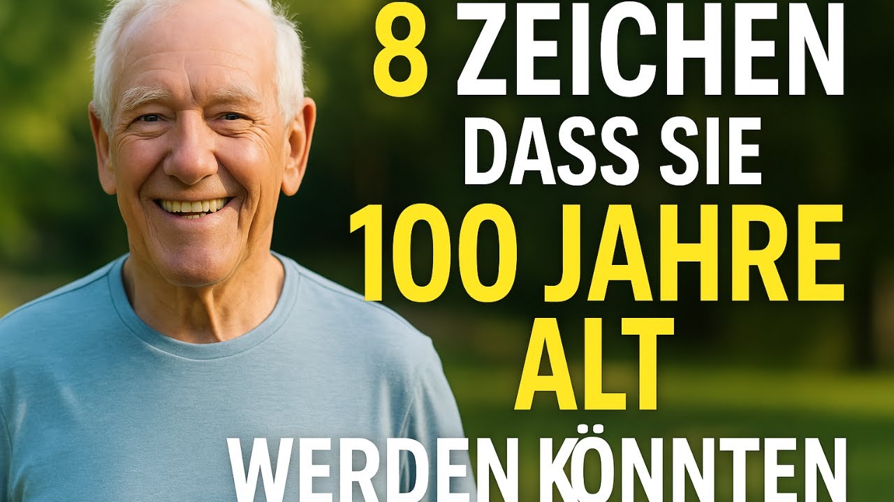8 stille Zeichen, dass Sie 100 Jahre alt werden könnten (prüfen Sie ...