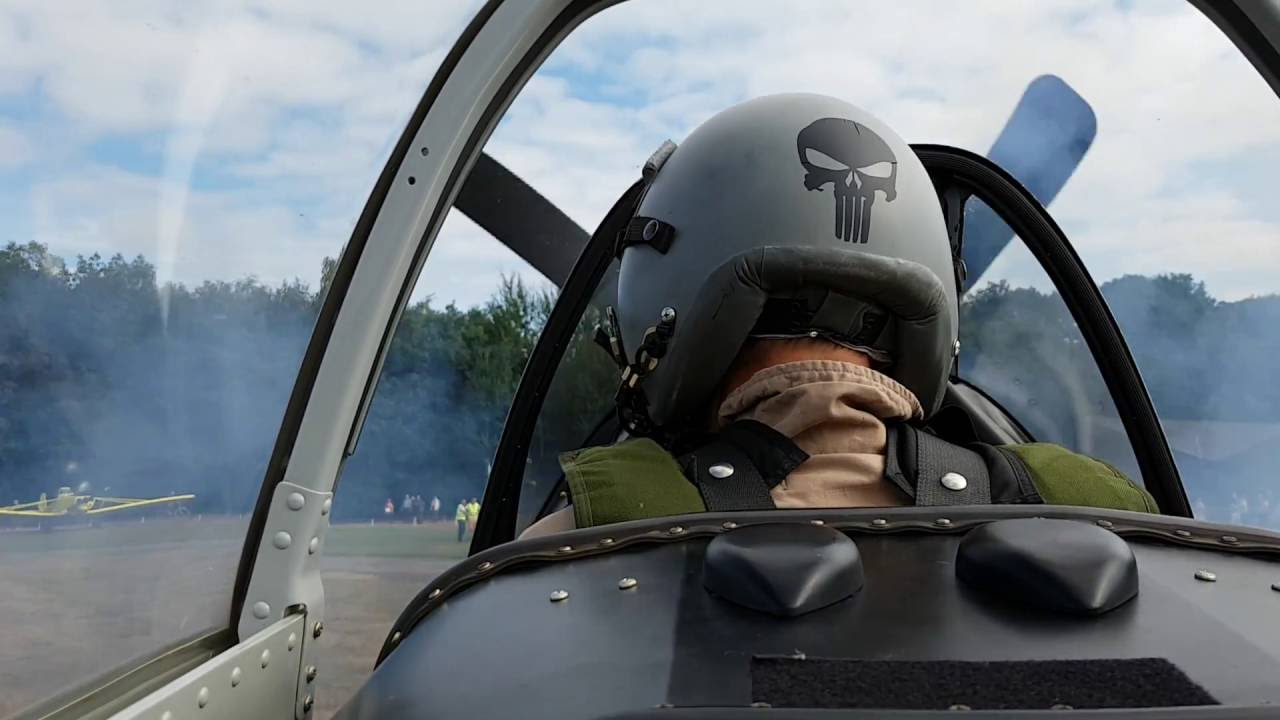 P 51 Engine Start Up, Warm Up and Taxi. Cockpit View. - YouTube