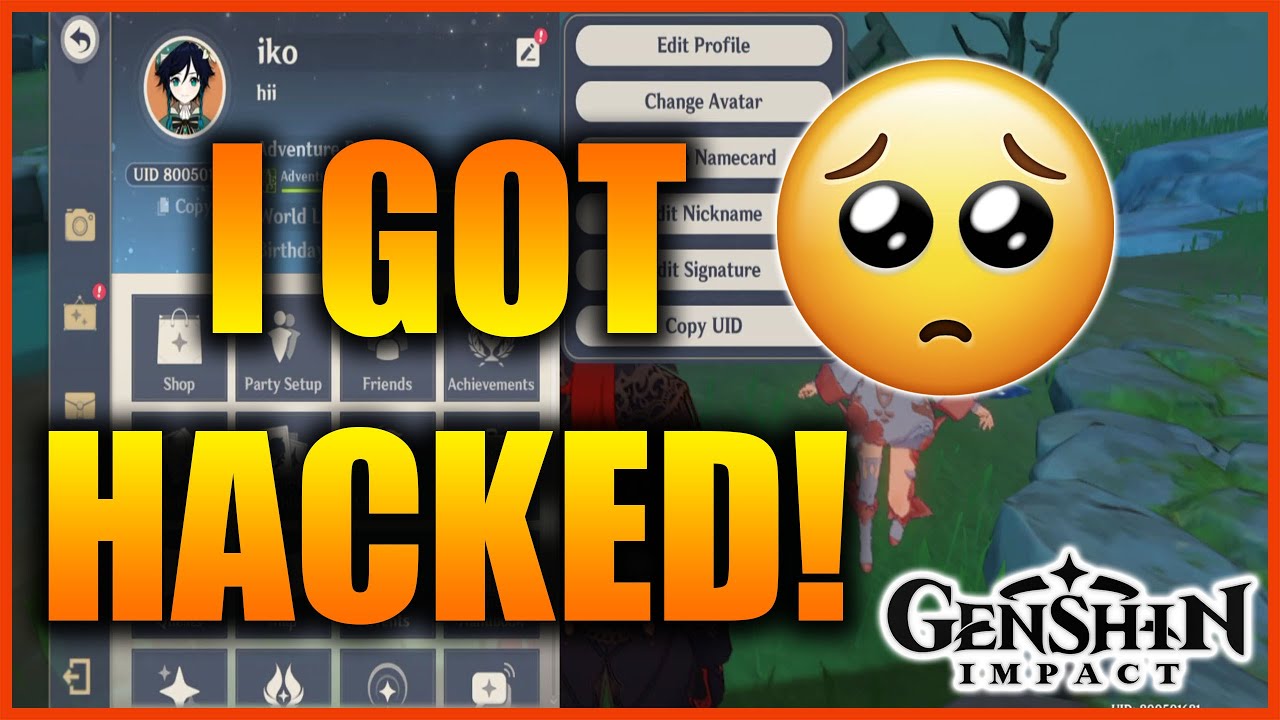 Genshin Impact: I Got Hacked! | What to do? - YouTube
