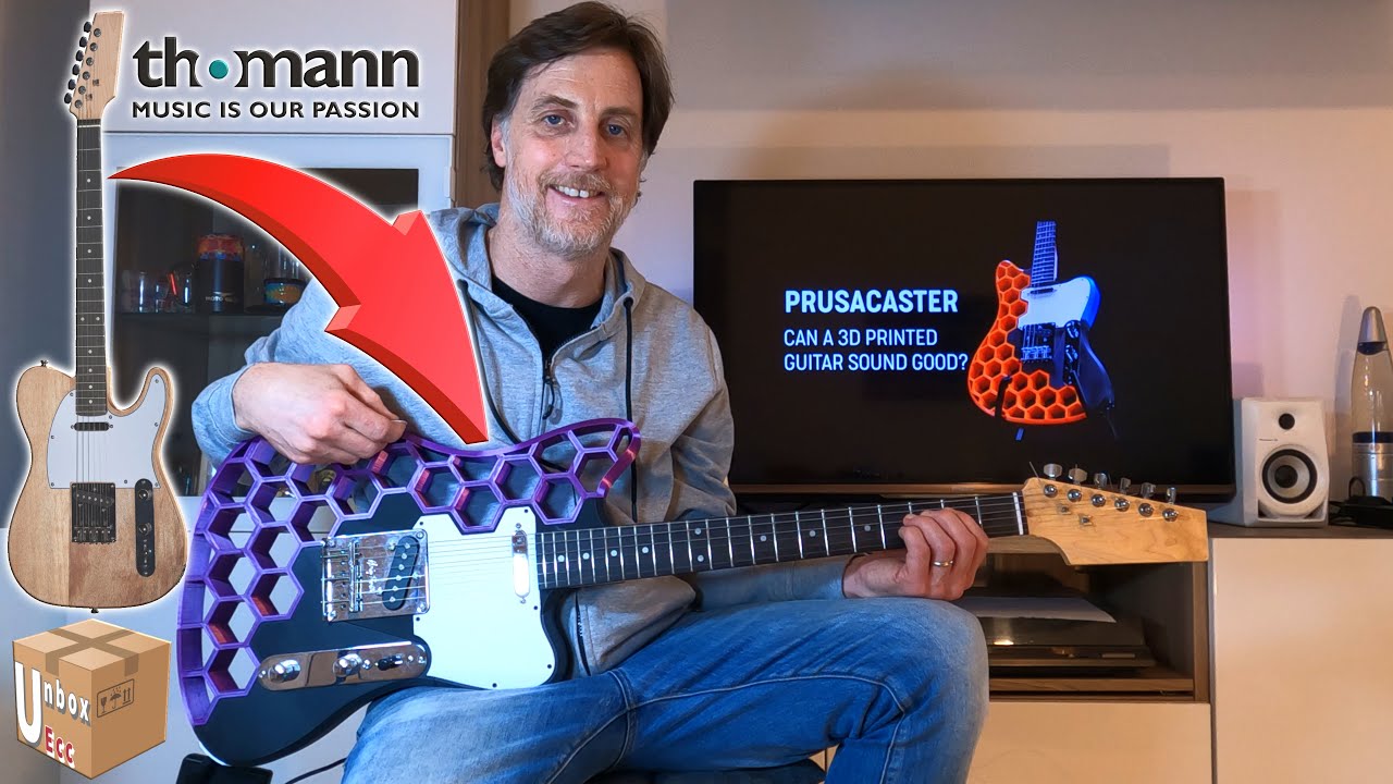3D PRINTED ELECTRIC GUITAR PRUSACASTER #2 Parte #3d #3dprinting #guitar ...