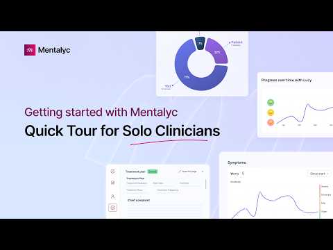 AI Therapy Notes Onboarding for Solo Clinicians Using Mentalyc Documentation Software