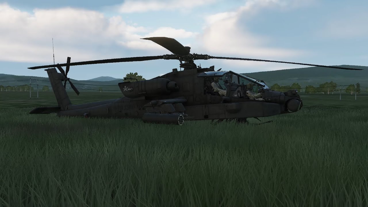 DCS AH-64D Apache: Ghost FARP Instant Action (No Labels) - YouTube