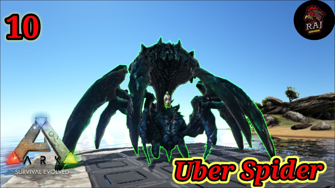 ARK Corruption World: Tame Uber Spider 🥰🎆🤩 Boss Fight 🤩 ARK Survival ...