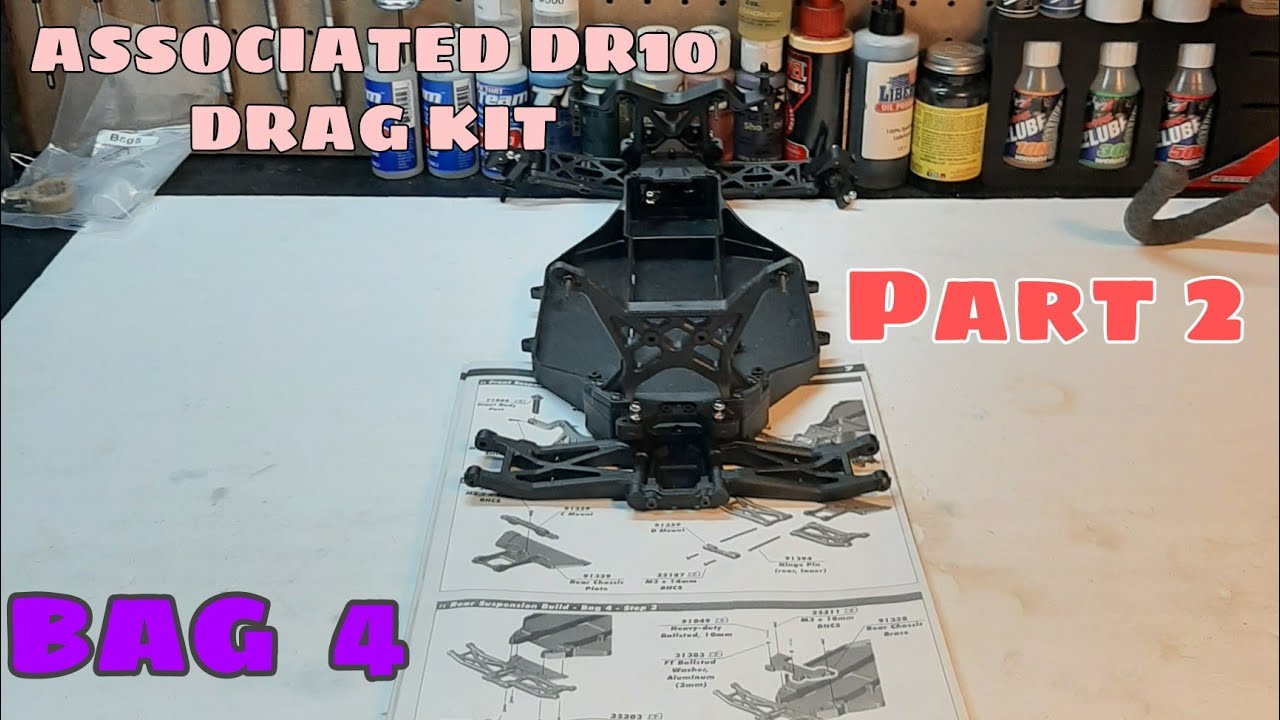 ASSOCIATED DR10 DRAG KIT PART 2 - YouTube