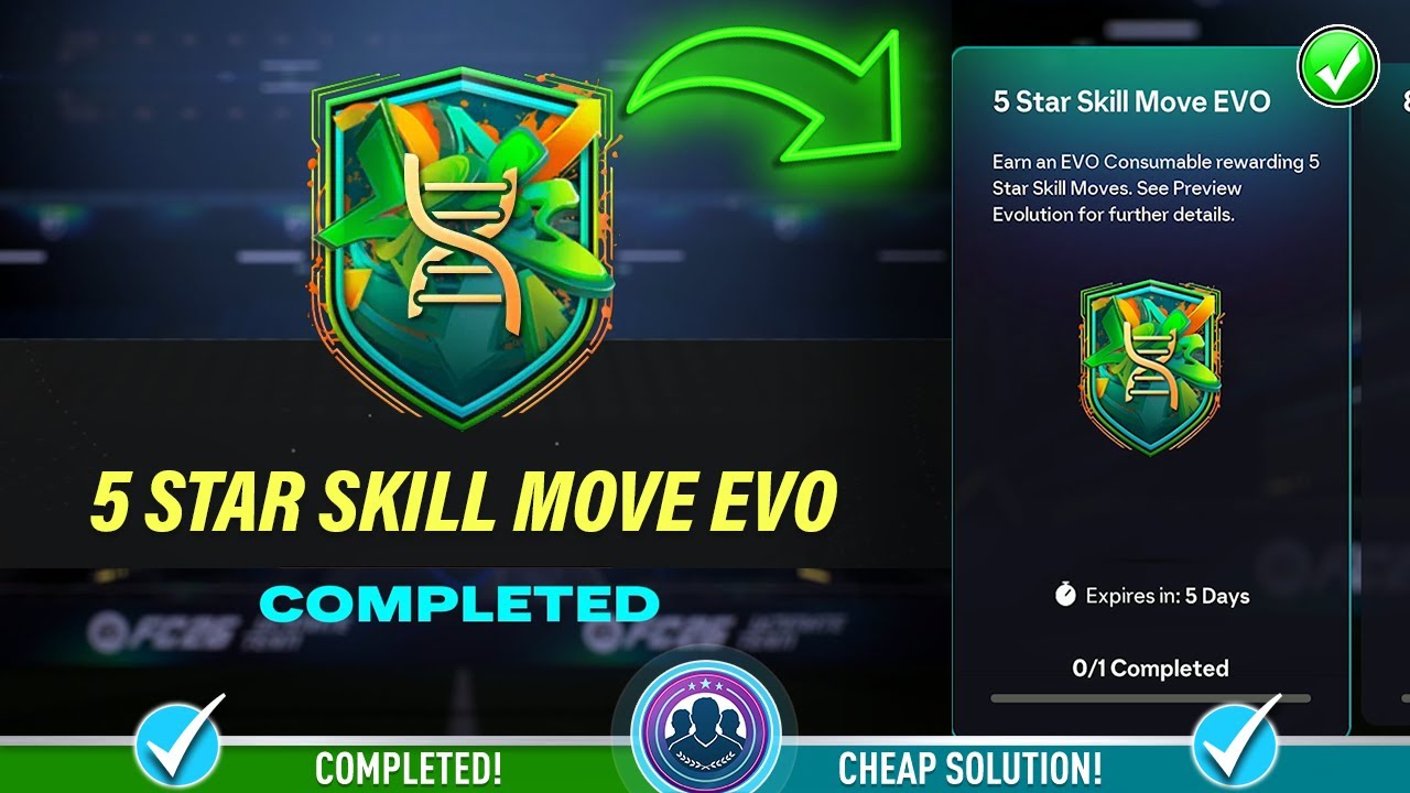5 Star Skill Move Evo SBC Completed - Cheap Solution & Tips – FC 26 ...