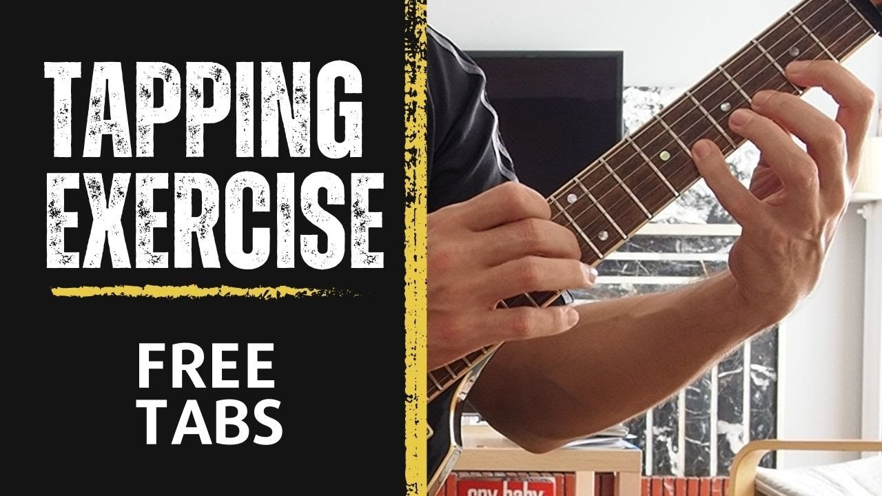 Guitar Lessons - D Minor Tapping Exercise (Free Tabs) #guitarlesson # ...