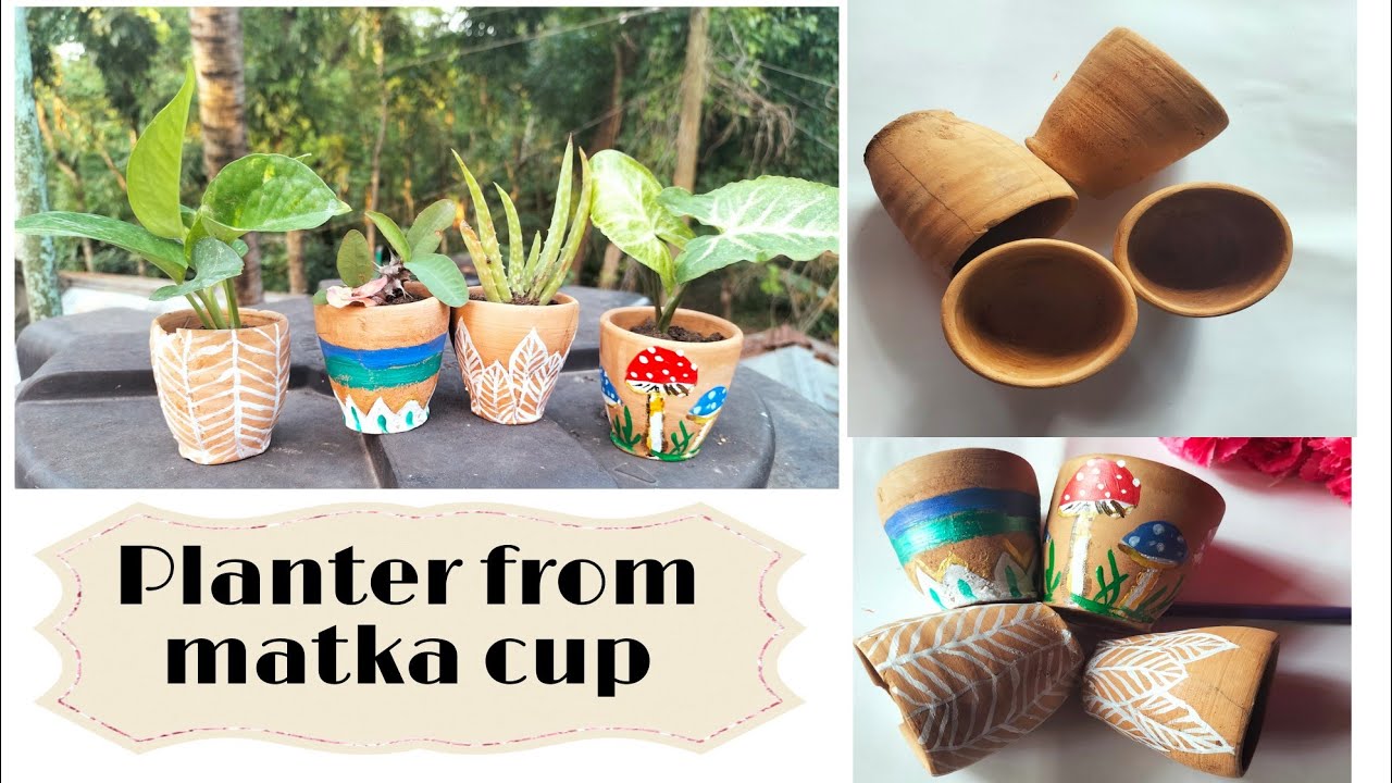 Best out of waste craft ideas |How to make planter from waste Matka ...
