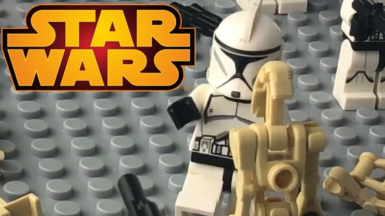 The Clone that Punched a Droid (Lego Star Wars Stopmotion) - YouTube