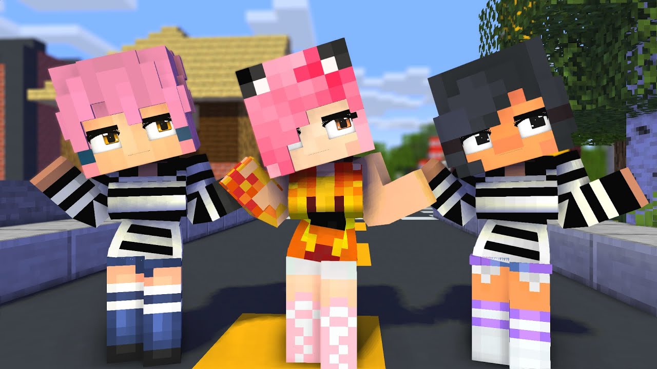 heart prison elemental aphmau, kc, kim and friends - minecraft ...