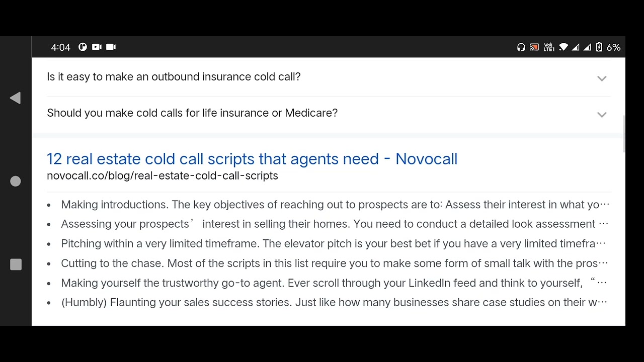 9 best cold calling scripts for insurance agents Novocall | info ...