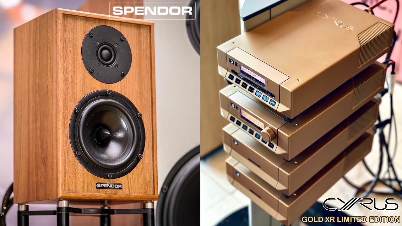 🔴 เปิดตัว CYRUS GOLD XR Limited Edition ที่แรกของโลกจับคู่ลำโพง SPENDOR เป็น Masterpiece ...
