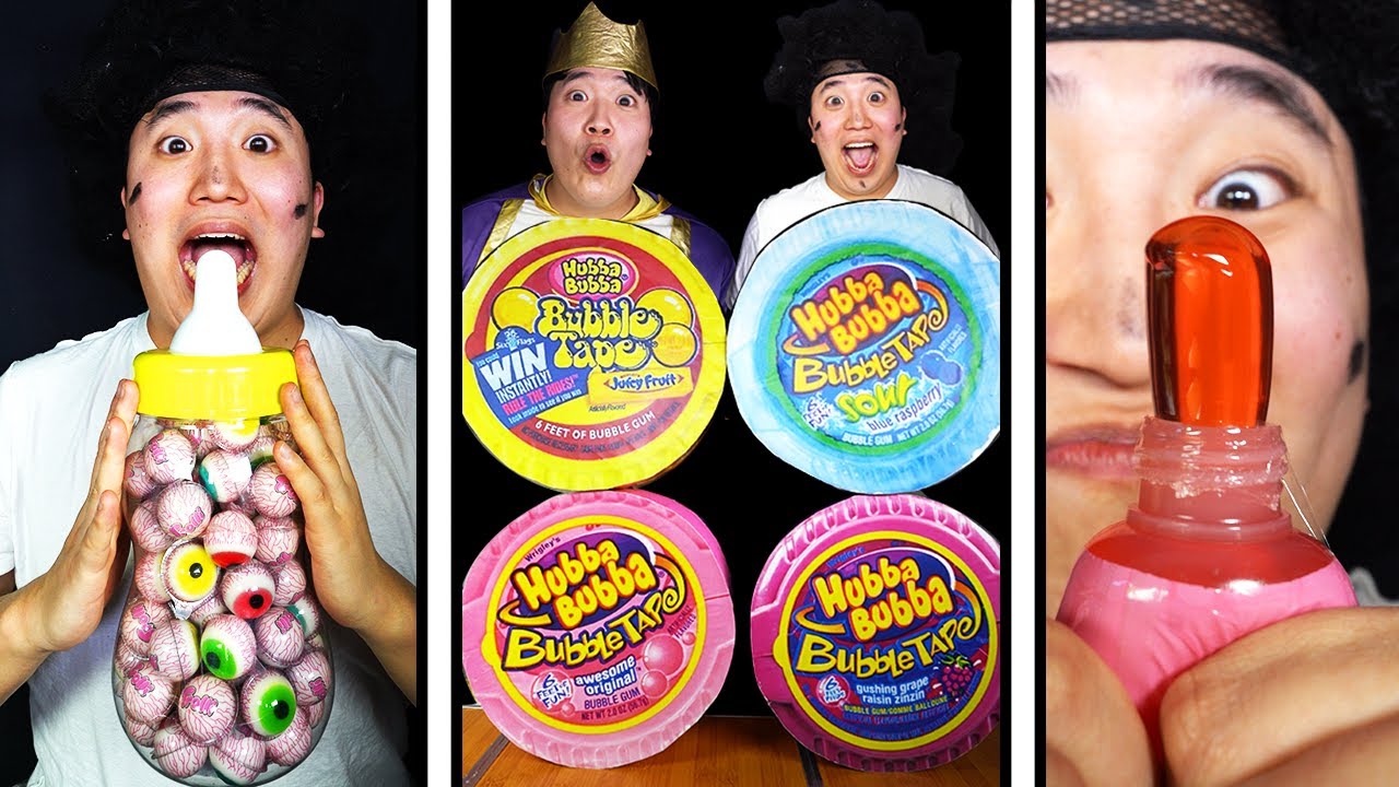 Mukbang GIANT Hubba Bubba | TikTok Funny Video | HUBA - YouTube