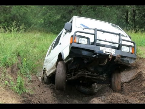 Our L300 4WD Van "The Wombat" at the Wombat Holes - YouTube