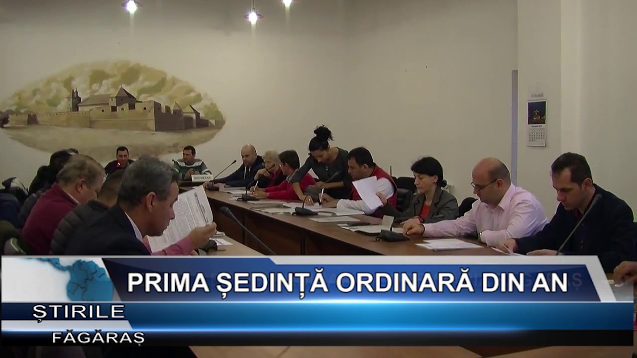 Prima sedinta ordinara din an - YouTube