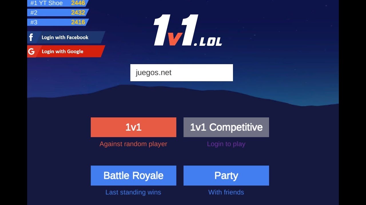 Practicando 1 VS 1 de Fortnite con 1V1.lol || 1V1.lol PvP Fortnite ...
