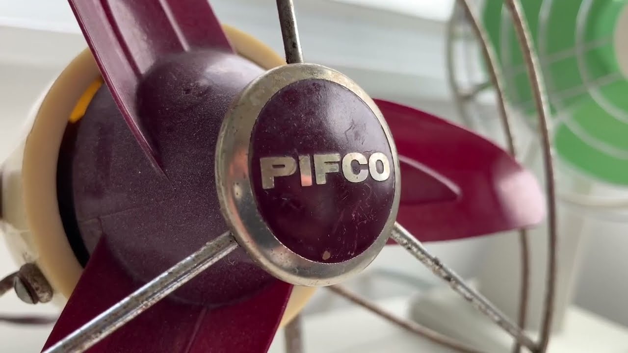 1960’s Vintage Pifco Deluxe Desk Fan - YouTube