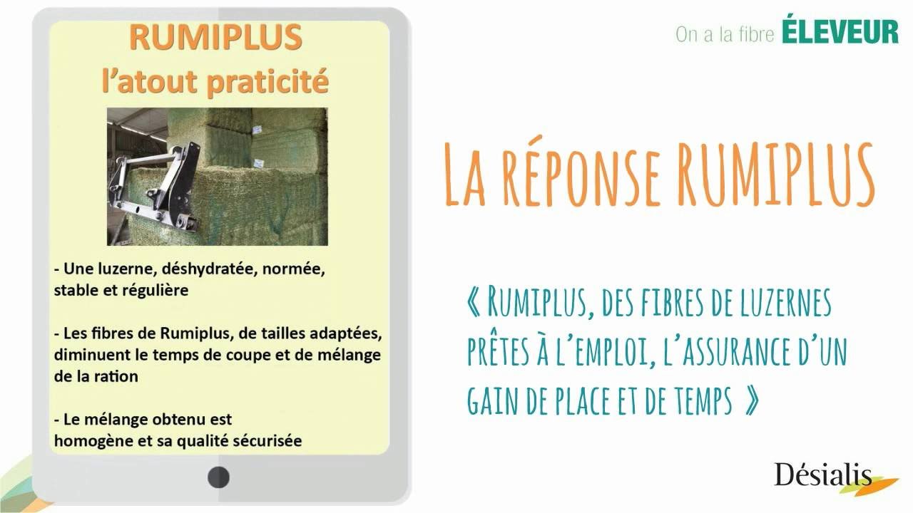 L'atout praticité du rumiplus - YouTube