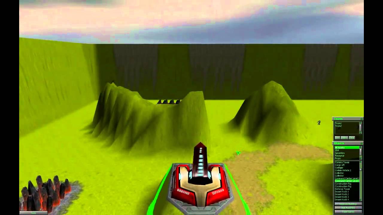 Dark Reign 2 - Map Editor Tutorial - Part 5 - Rotating Objects, Linking ...