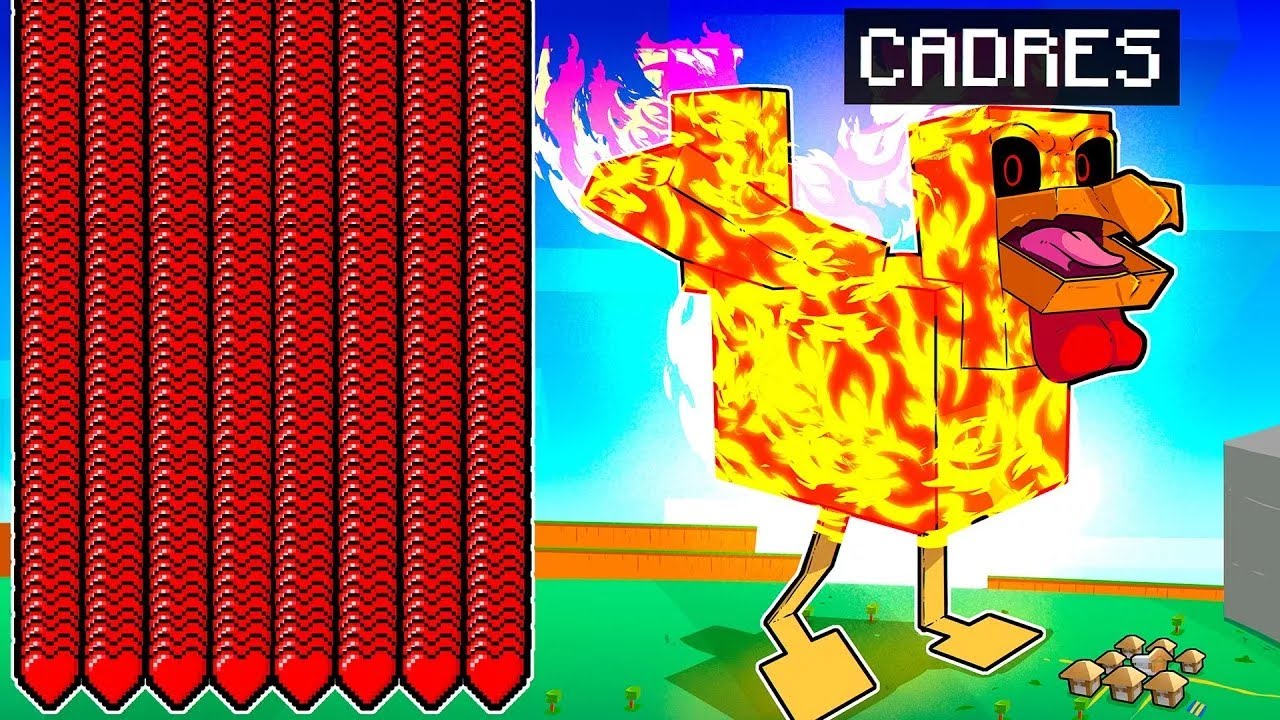 ¡Cadres se convirtió en una SUPER GALLINA en Minecraft! - YouTube