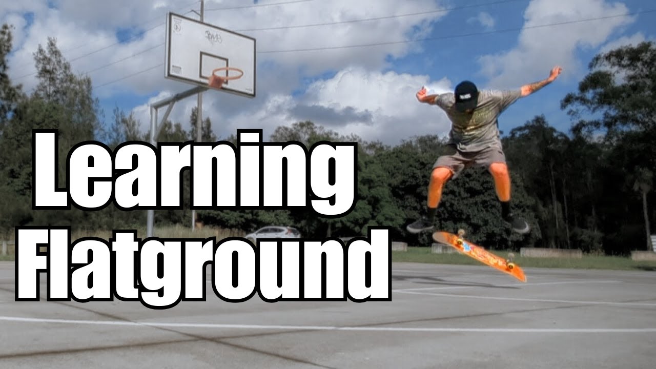 Flatground Basics | Over 30s Beginner Skateboarder. Learning flatground progression. # ...